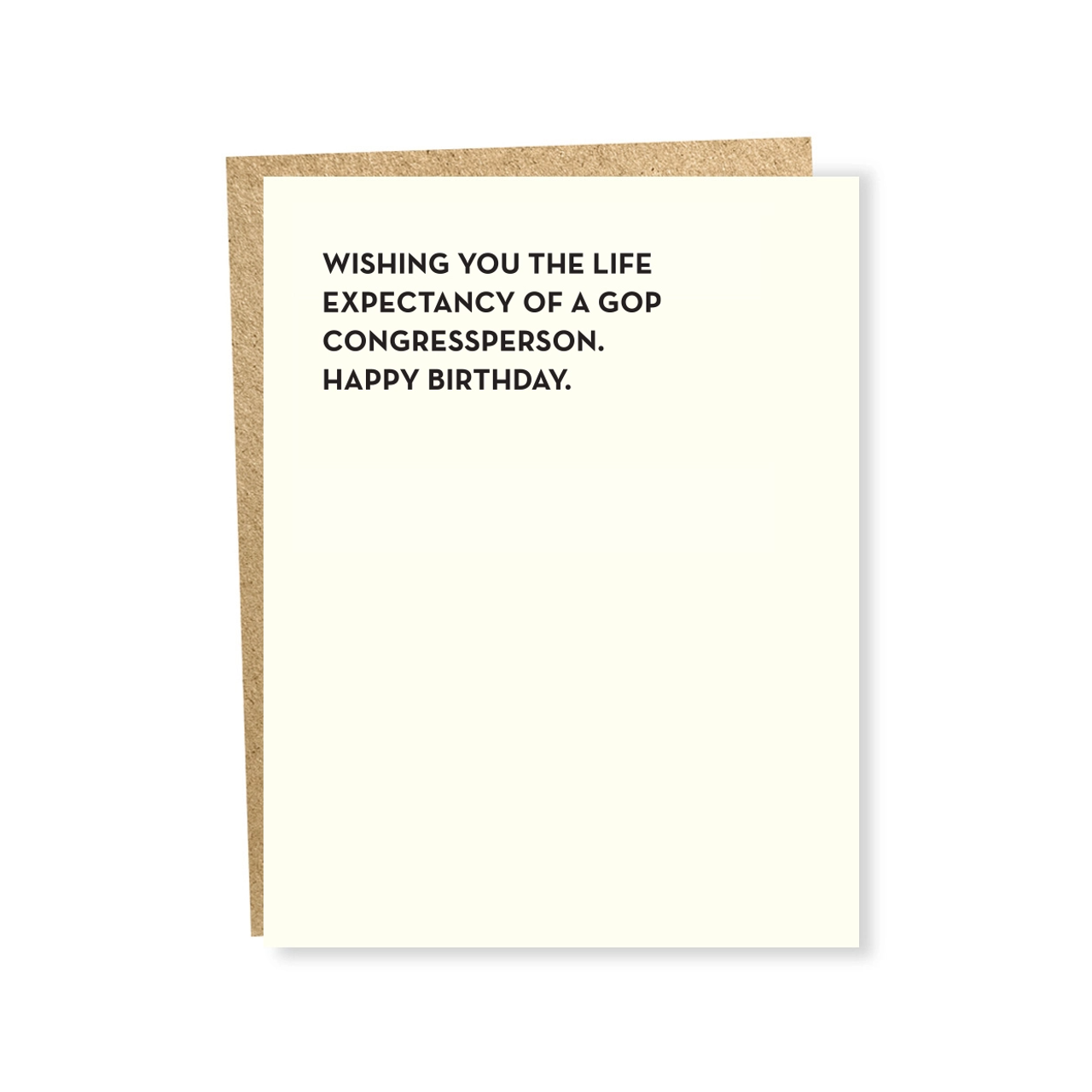 Life Expectancy Birthday Card – Urban General Store