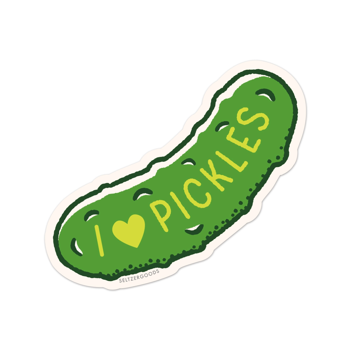 I Love Pickles Sticker – Urban General Store