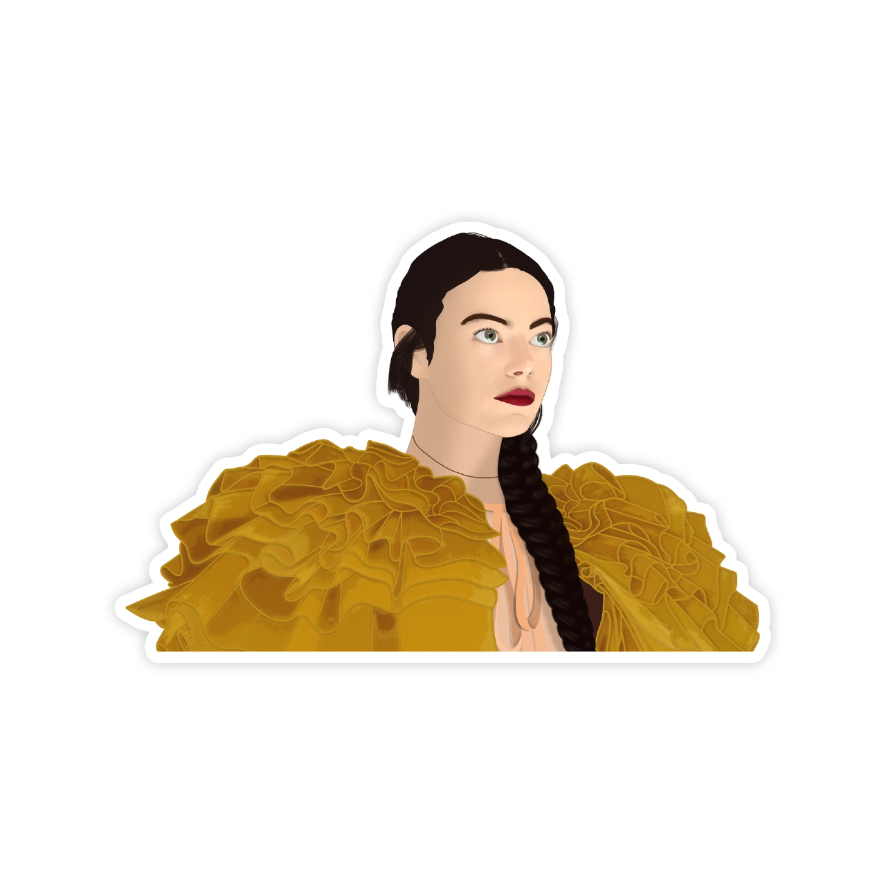 Emma Stone Bella Baxter Poor Things Sticker – Urban General Store