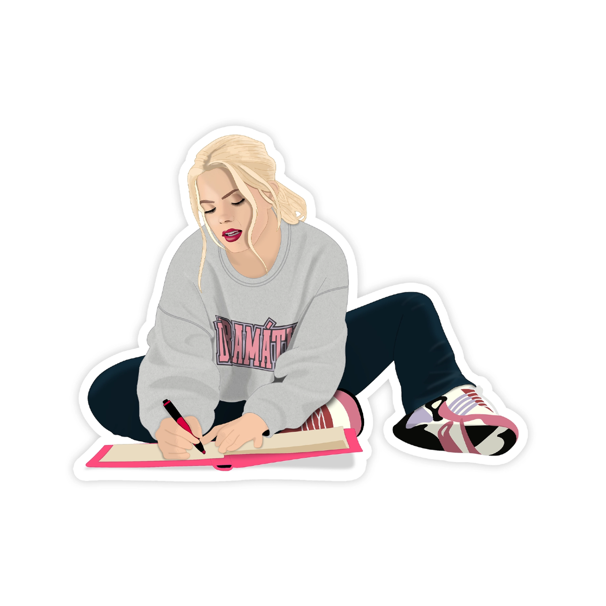 Mean Girls Musical Burn Book Renee Sticker – Urban General Store