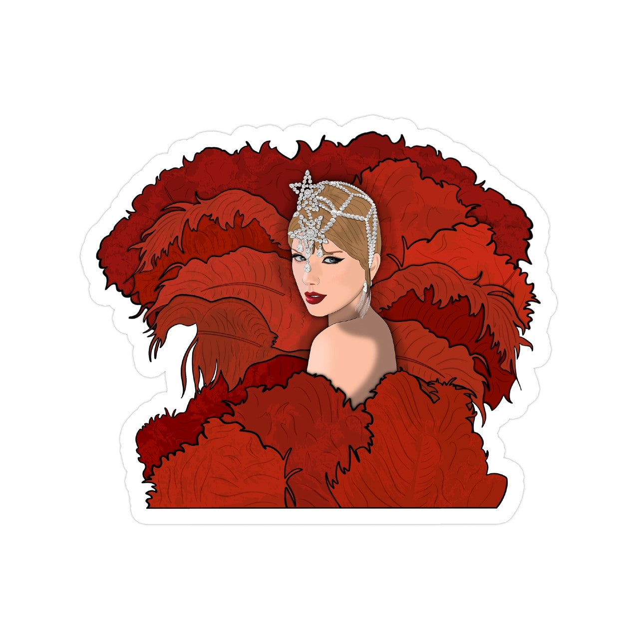 Pop Star Feathers Sticker – Urban General Store