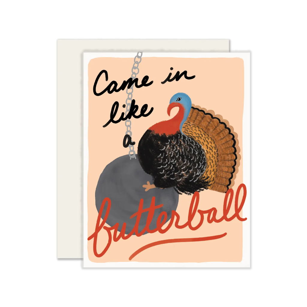 Turkey Wrecking Ball Thanksgiving Card – Urban General Store