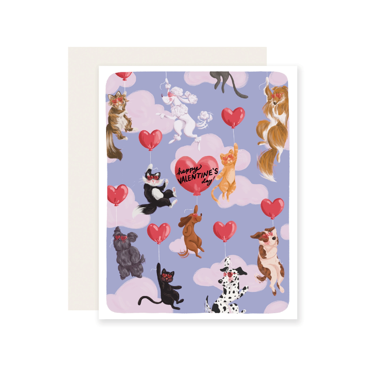 Cats And Dogs Valentine's Day Card – Urban General Store