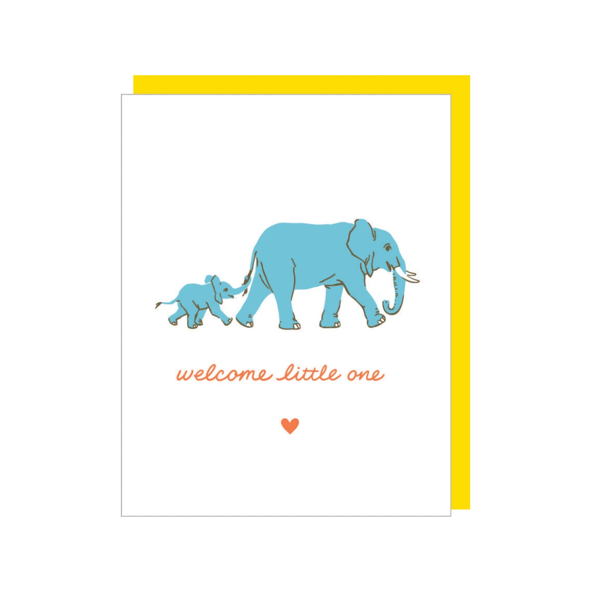 Elephant Walk Baby Card – Urban General Store