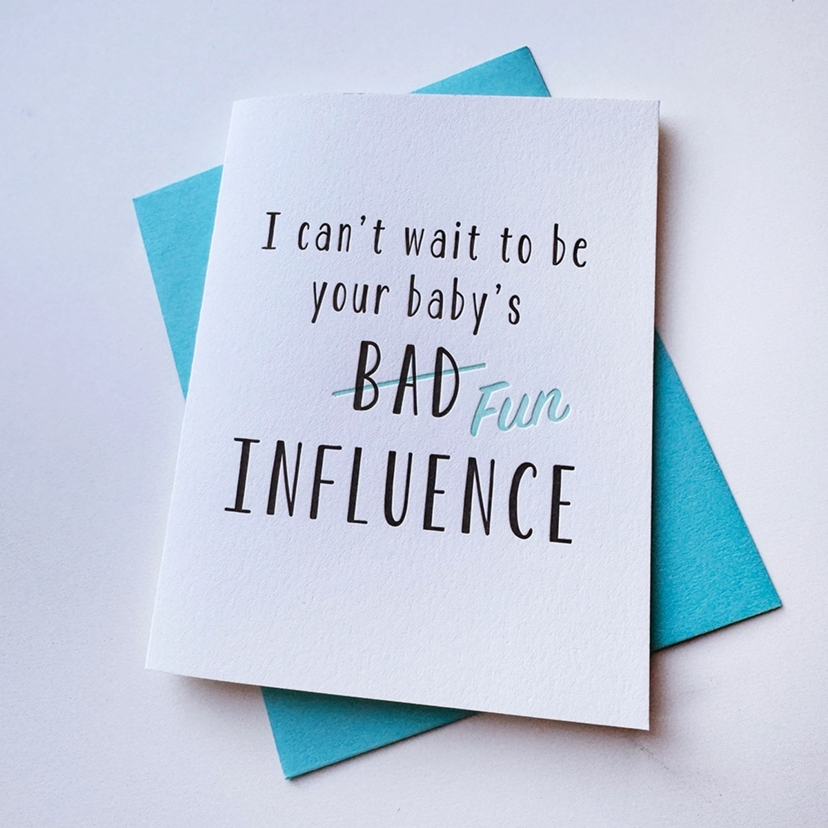 Bad Influence Baby Card – Urban General Store