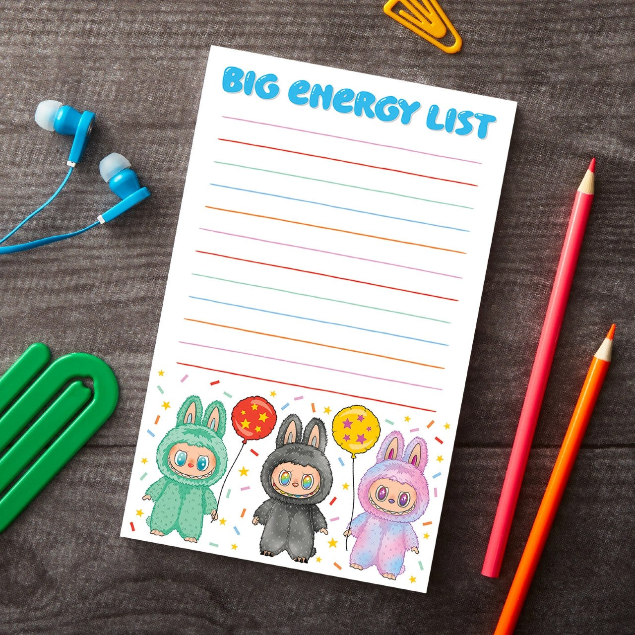 Labu Big Energy Notepad – Urban General Store
