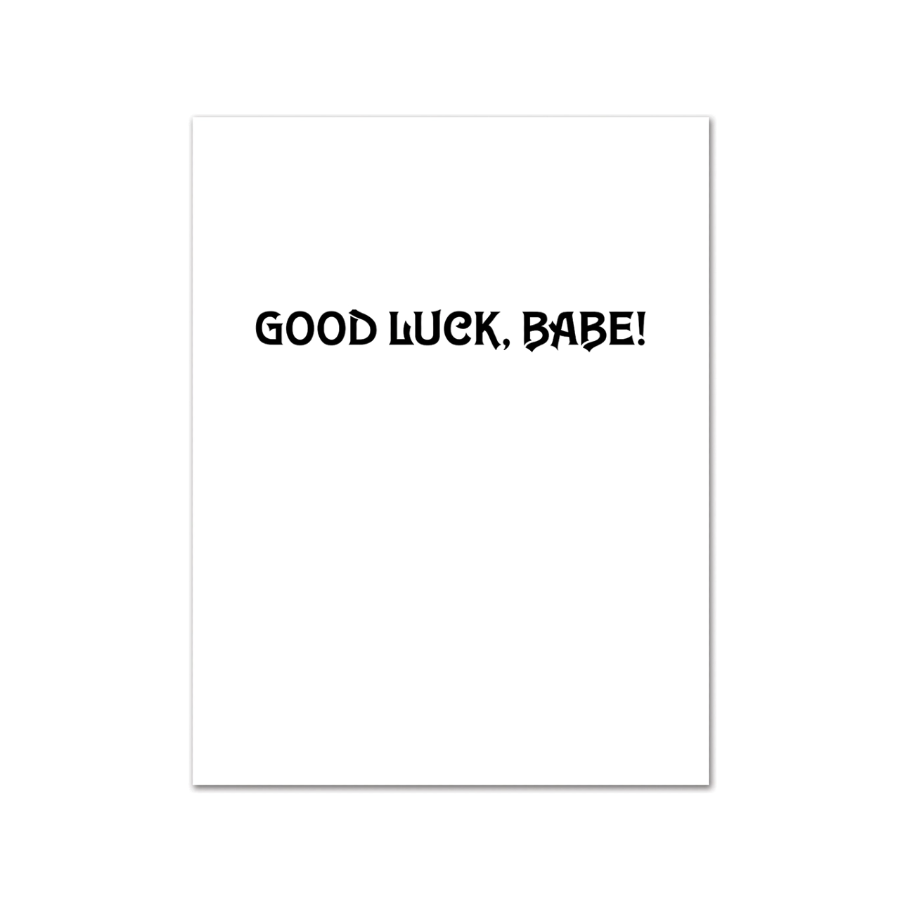 Chappell Happy Holidays Good Luck Christmas Card – Urban General Store