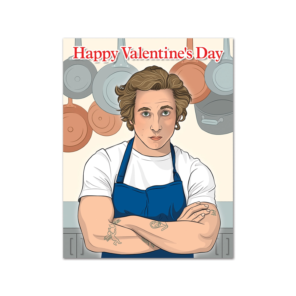 The Bear Yes Chef Valentine's Day Card – Urban General Store