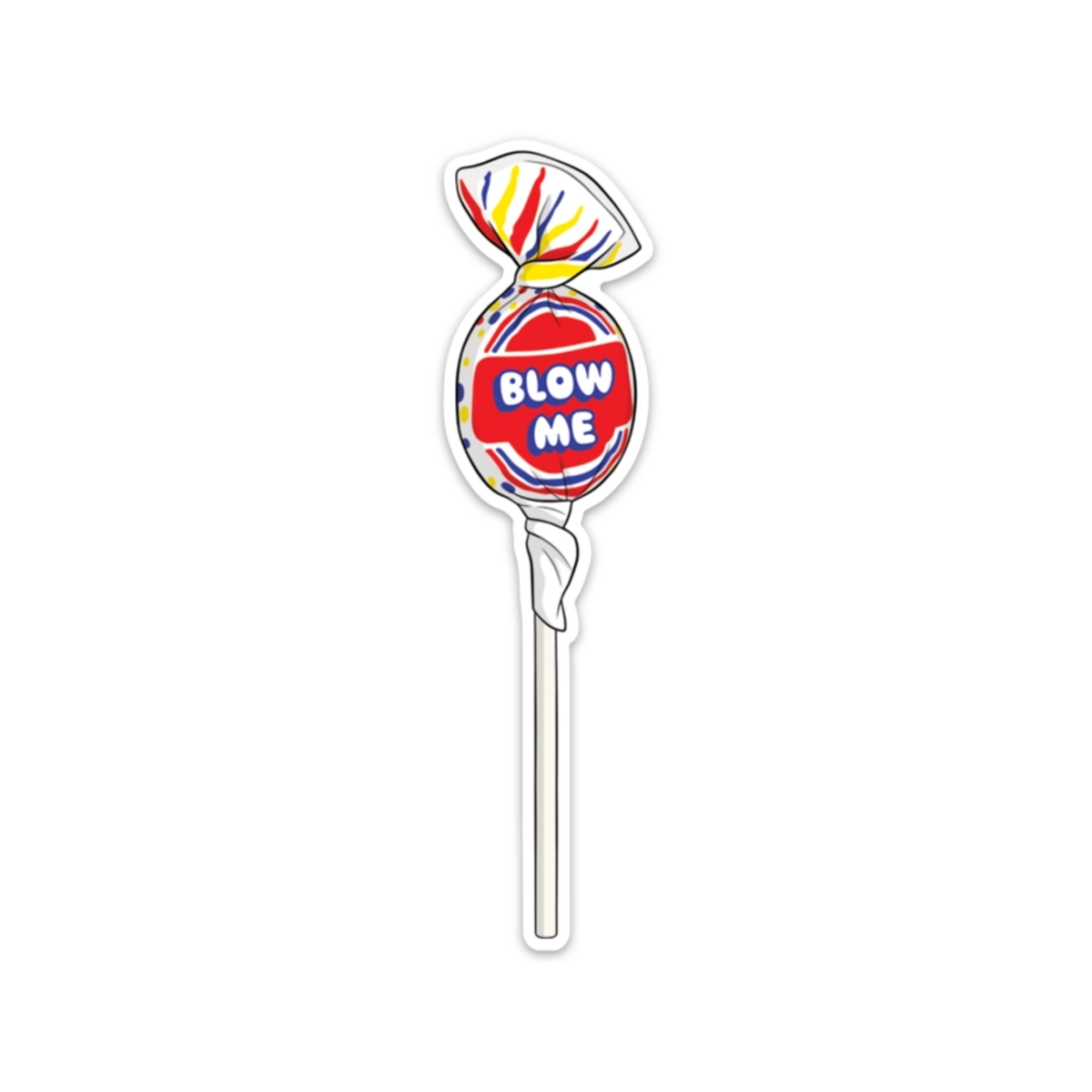 Blow Me Sucker Sticker Urban General Store