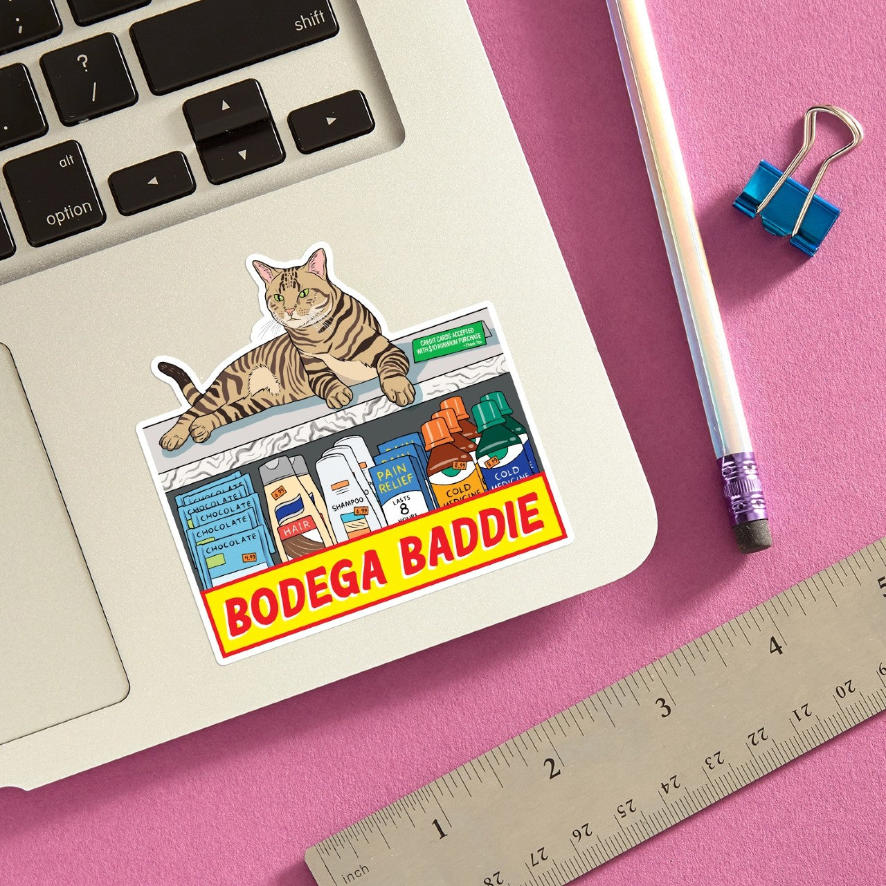 Bodega Baddie Cat Sticker – Urban General Store