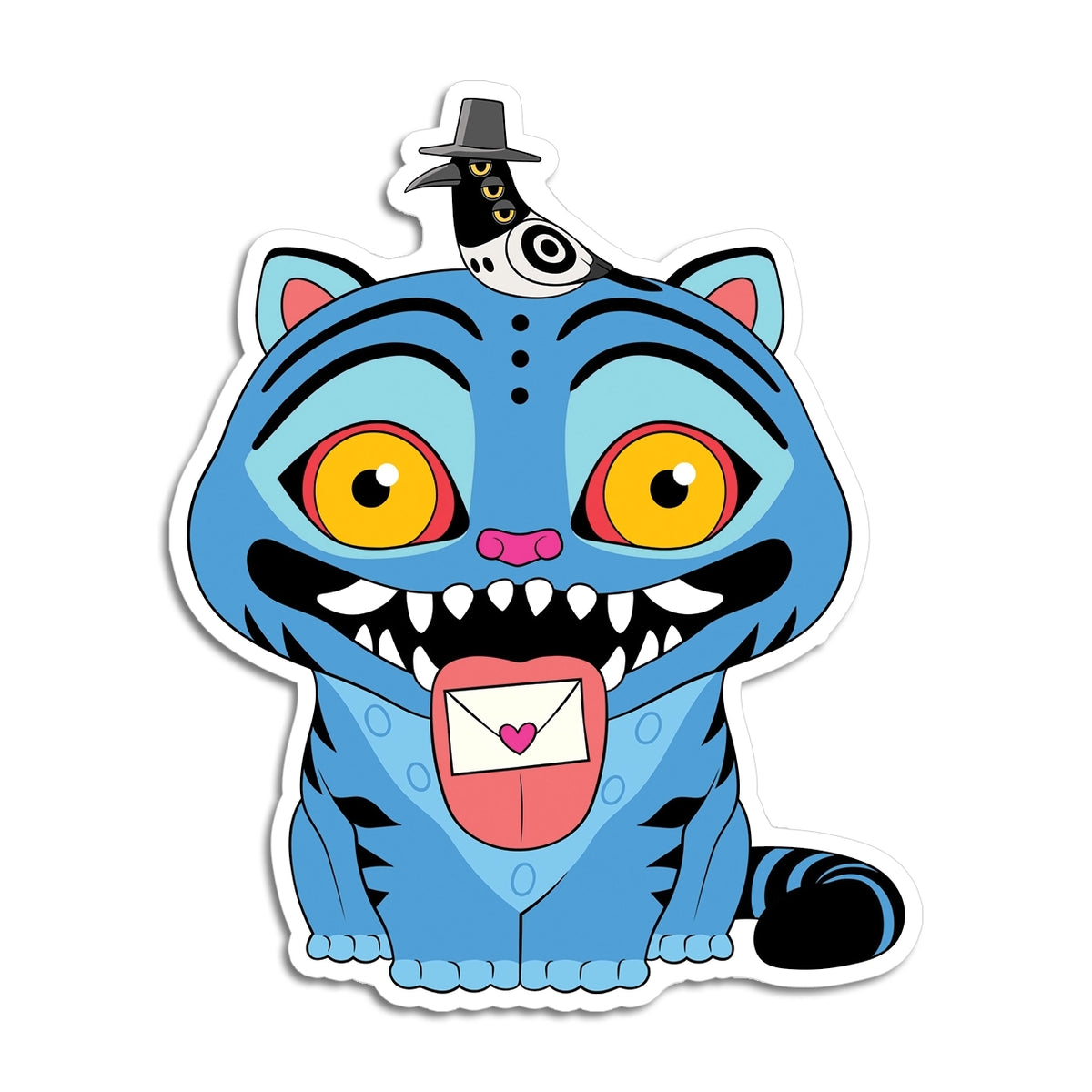 K-Pop Tiger Die Cut Sticker – Urban General Store