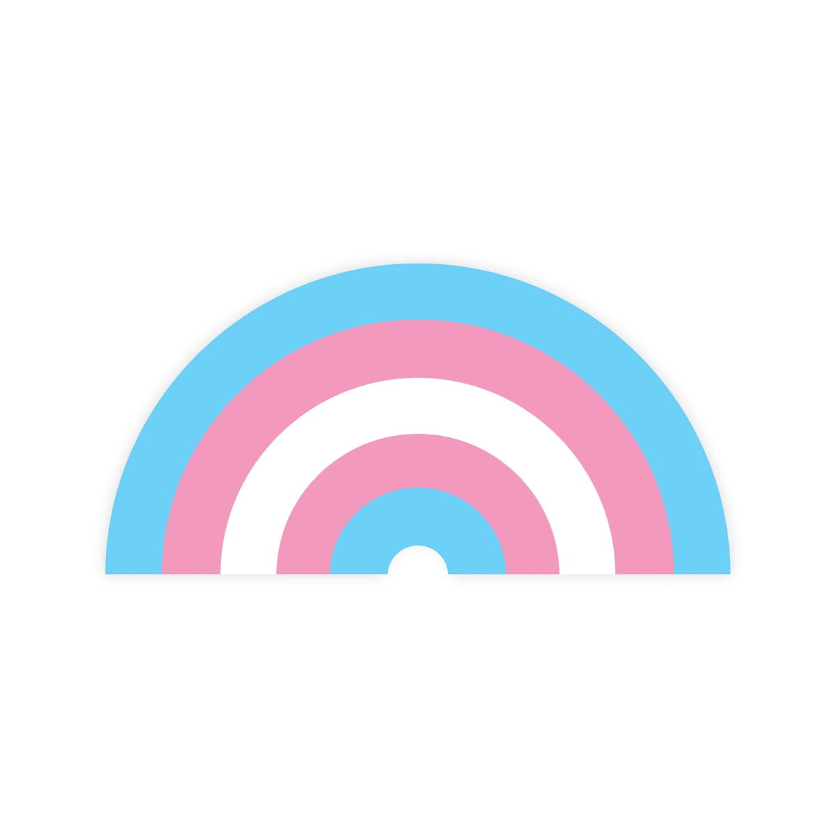 Trans Pride Rainbow Sticker from The Little Gay Shop – Urban General Store