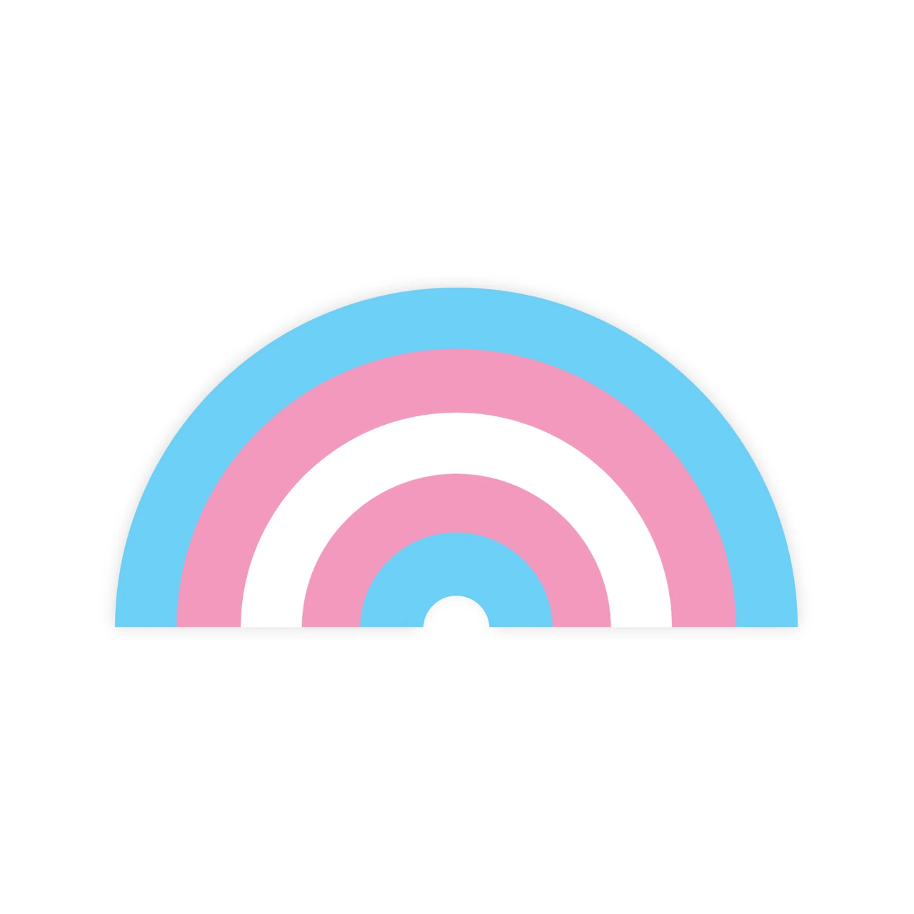 Trans Pride Rainbow Sticker from The Little Gay Shop – Urban General Store