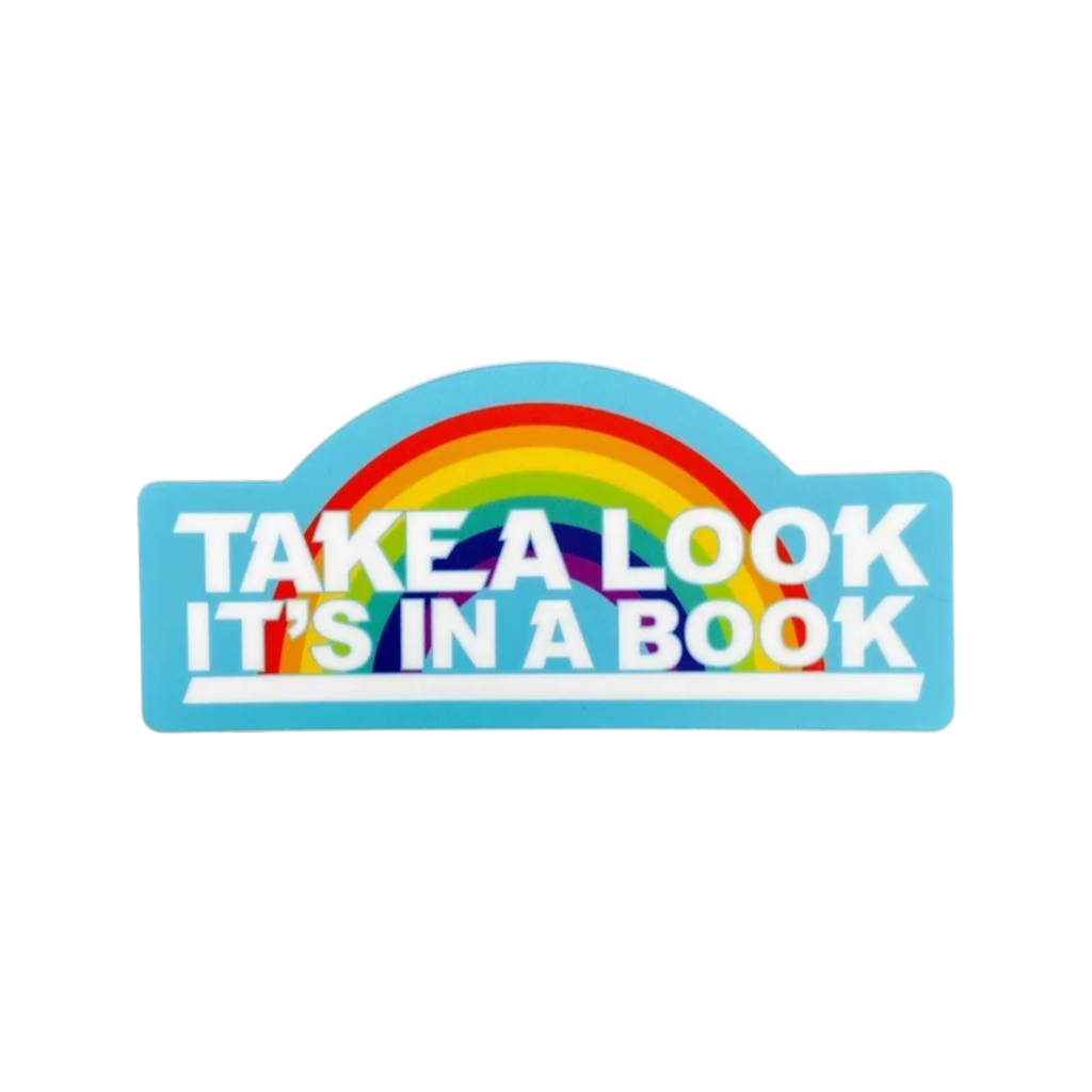 Take A Look Reading Rainbow Sticker – Urban General Store