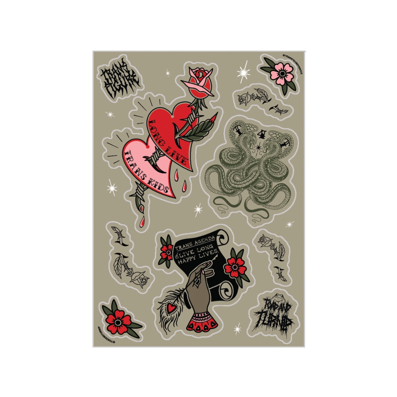 Long Live Trans People Sticker Sheet – Urban General Store