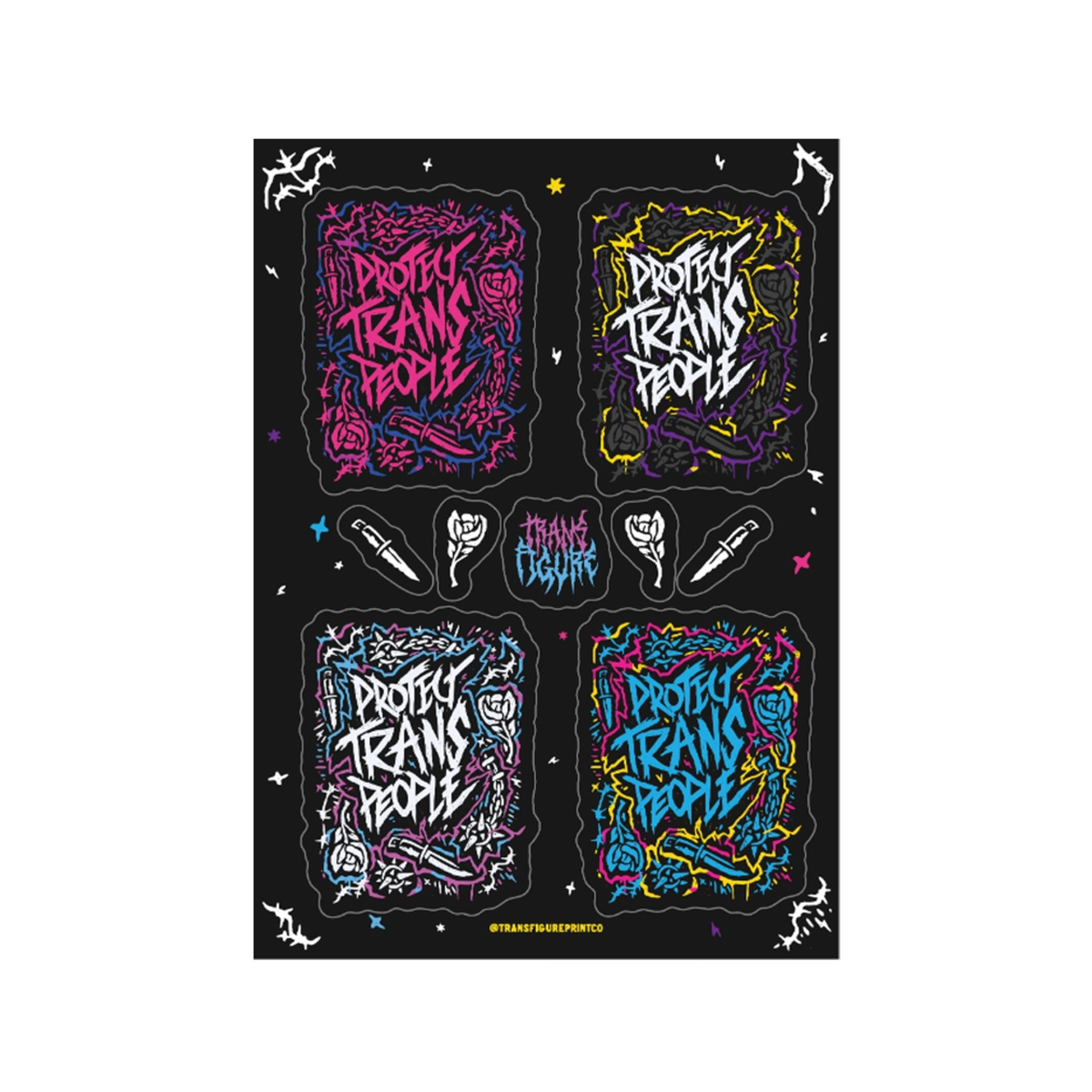 Protect Trans People Sticker Sheet – Urban General Store