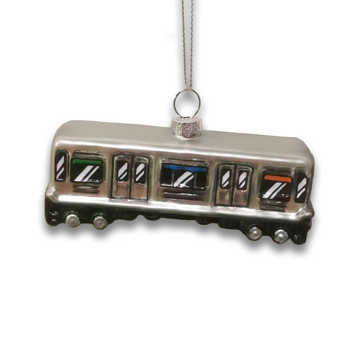 Elevated Train Blown Glass Ornament – Urban General Store