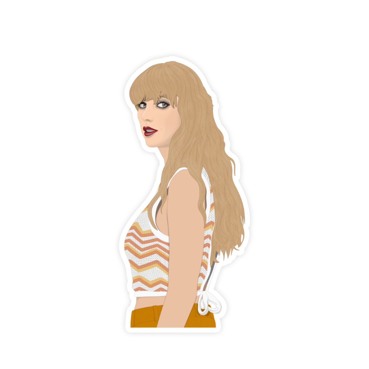 Pop Star Profile Pose Sticker – Urban General Store