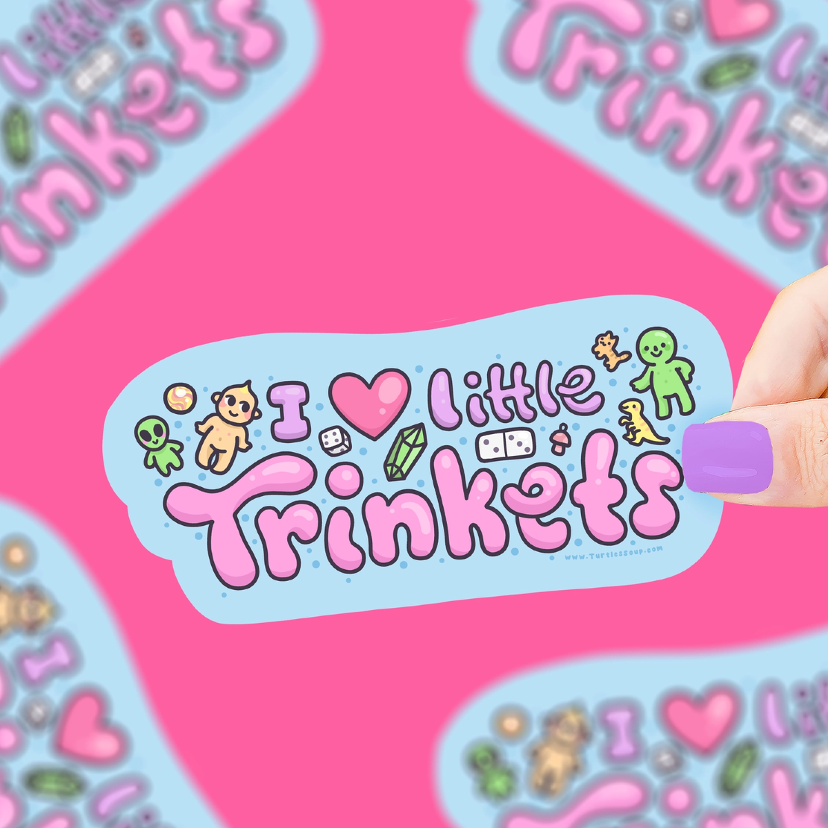 I Heart Little Trinkets Sticker – Urban General Store