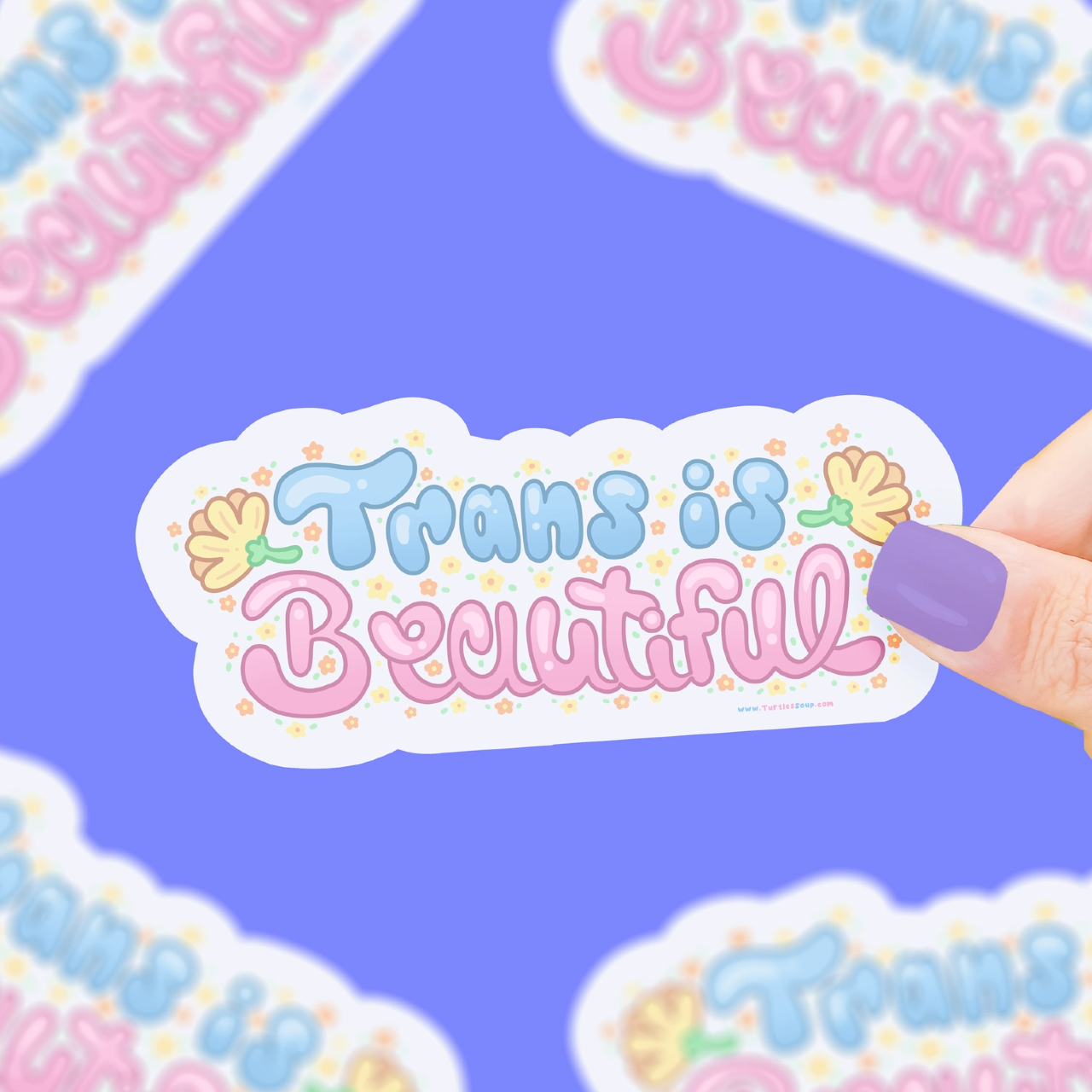 Trans Is Beautiful Sticker – Urban General Store