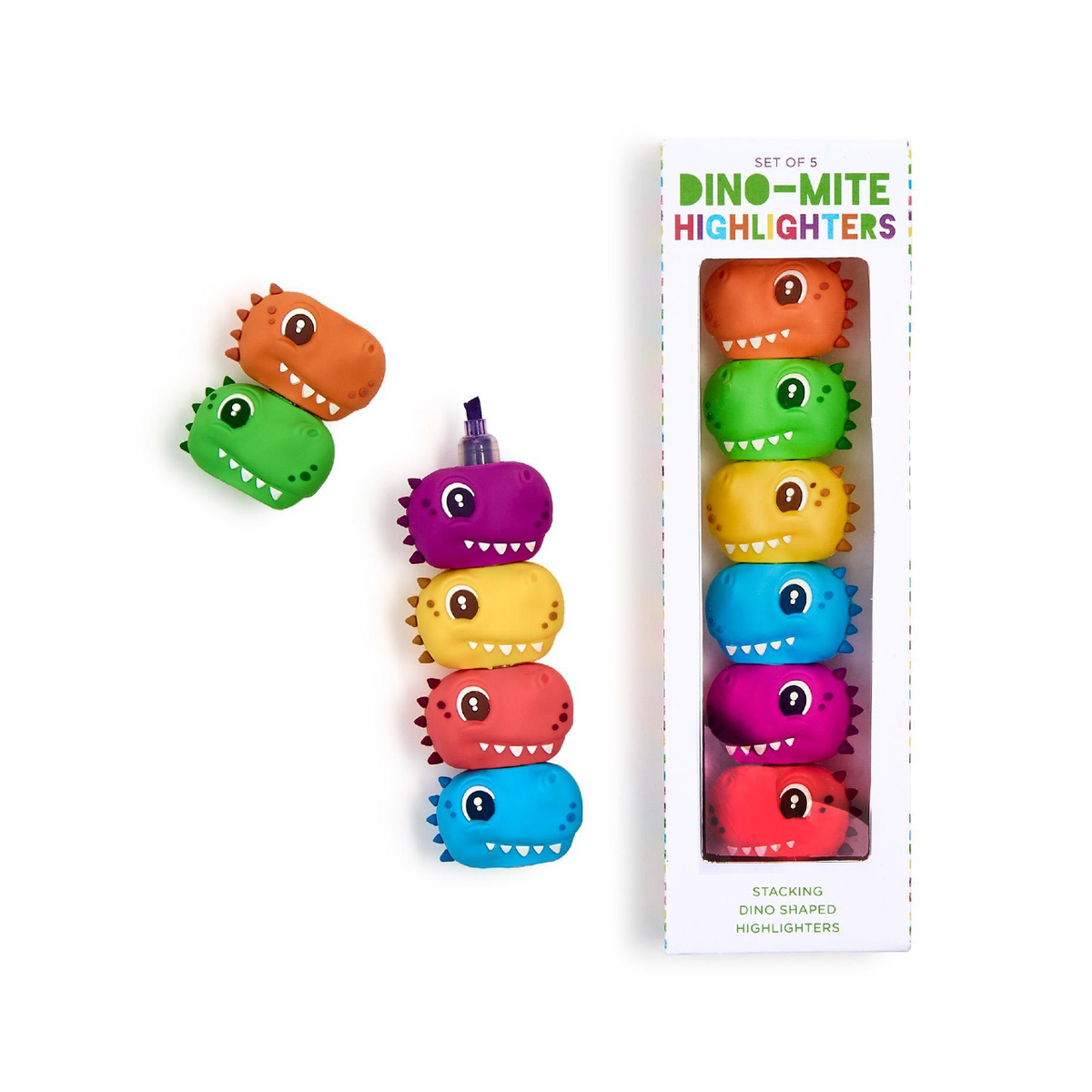 Dino Mite Stackable Highlighters Set – Urban General Store