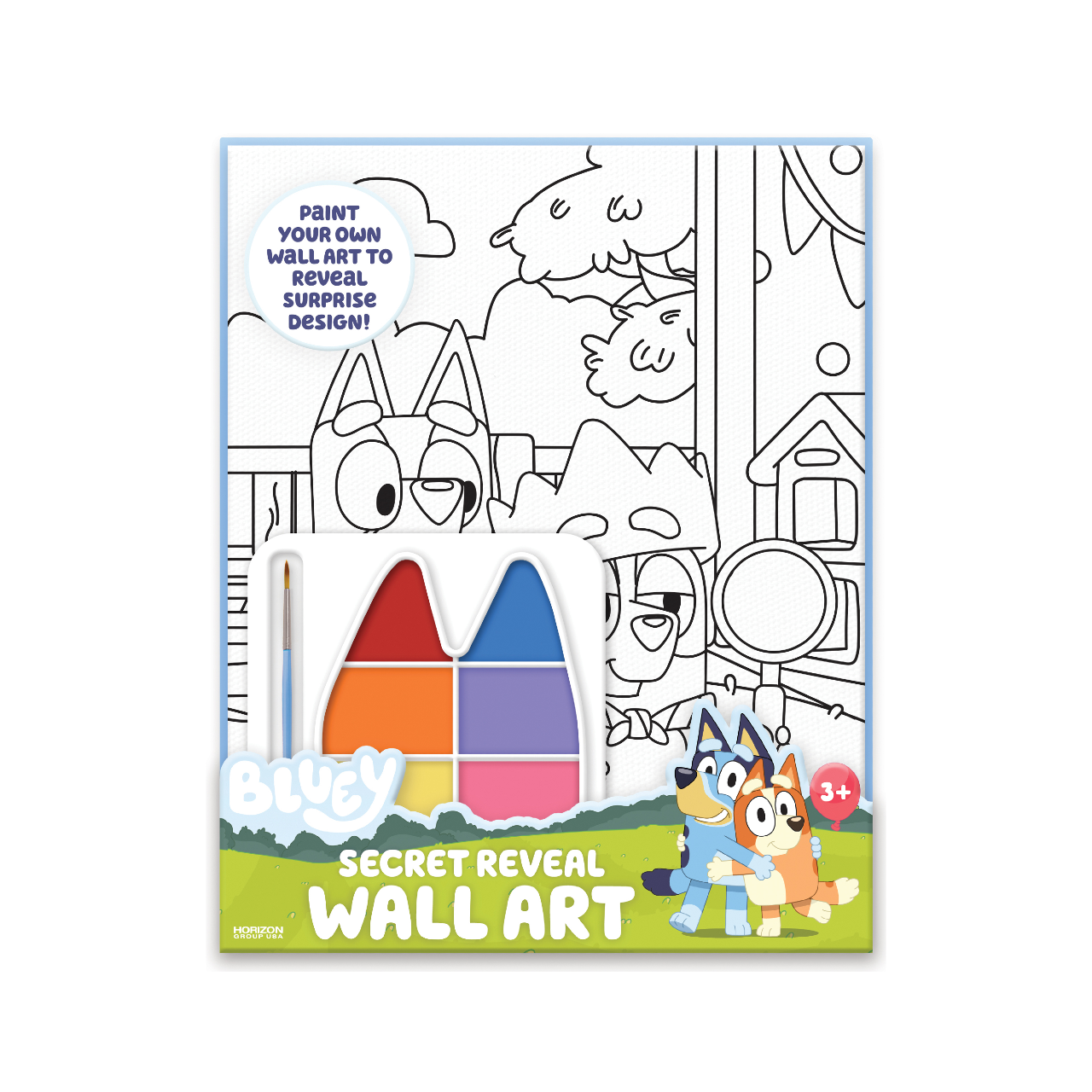 Bluey Reveal Wall Art Kit – Urban General Store
