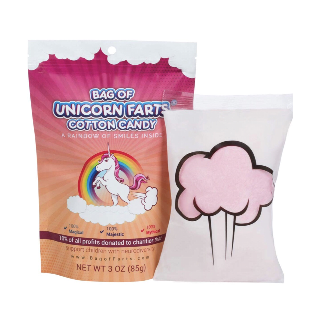 Bag of Unicorn Farts Cotton Candy from Bag Of Farts – Urban General Store