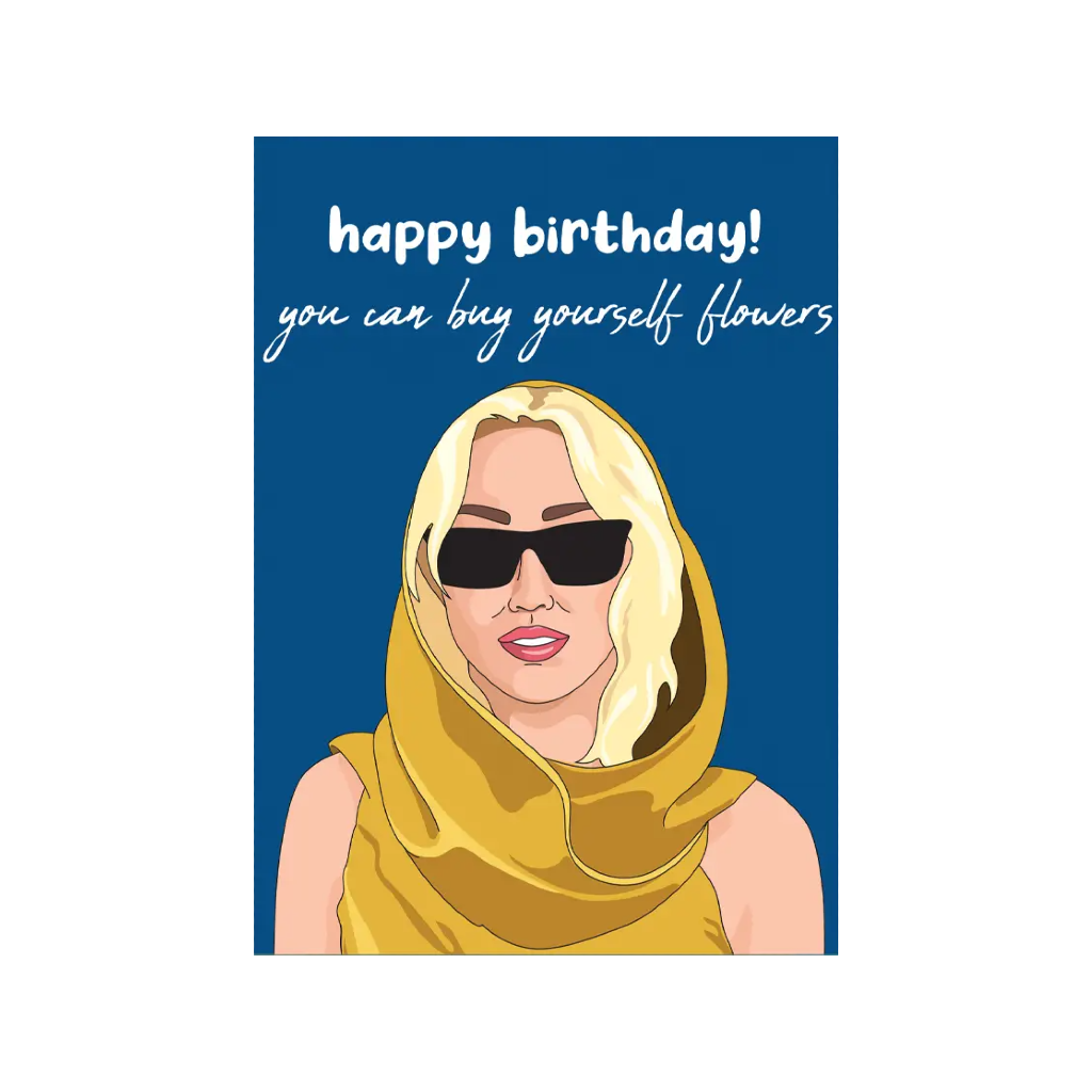 Miley Cyrus Flowers Birthday Card from Citizen Ruth – Urban General Store