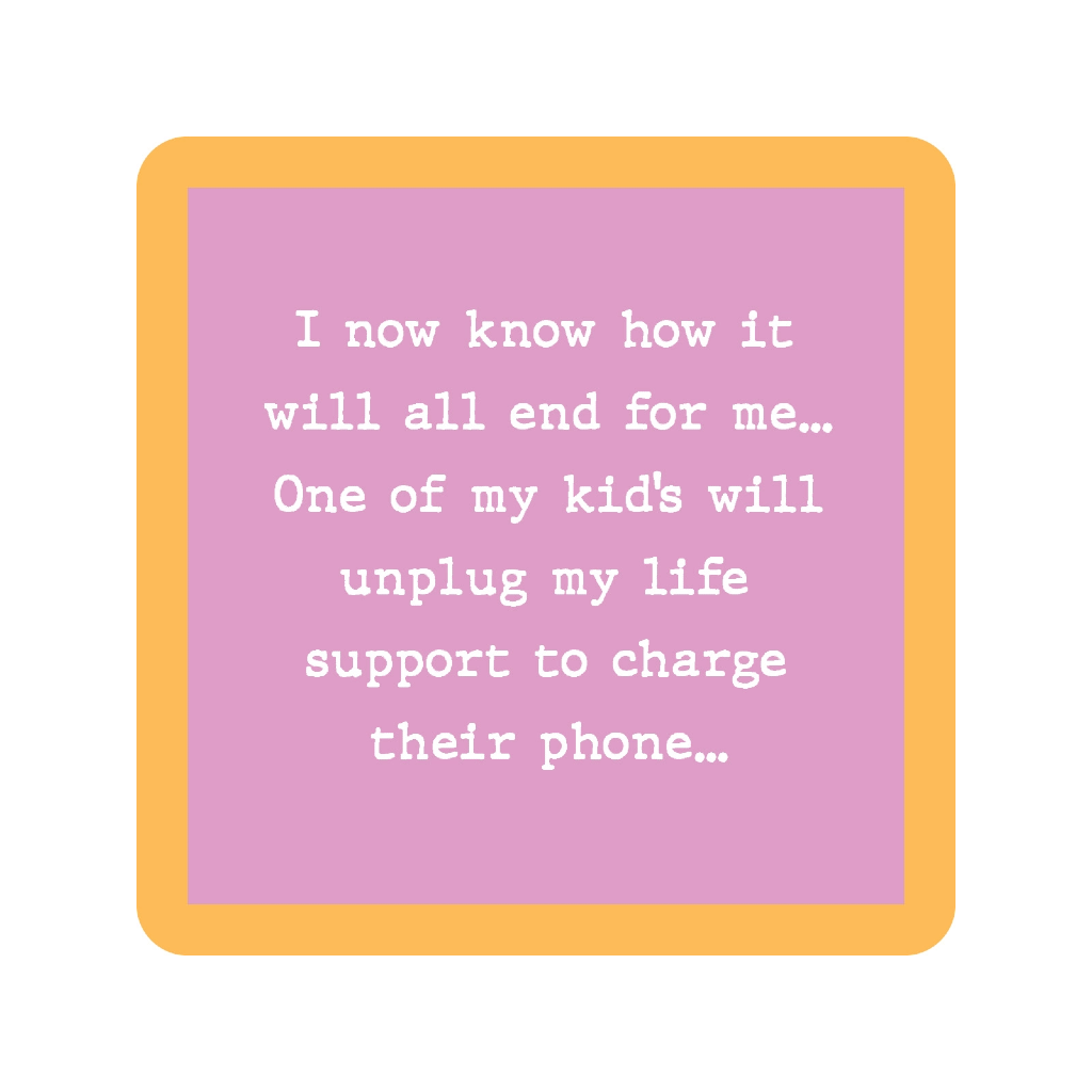 Unplug Life Support Coaster from Drinks On Me – Urban General Store