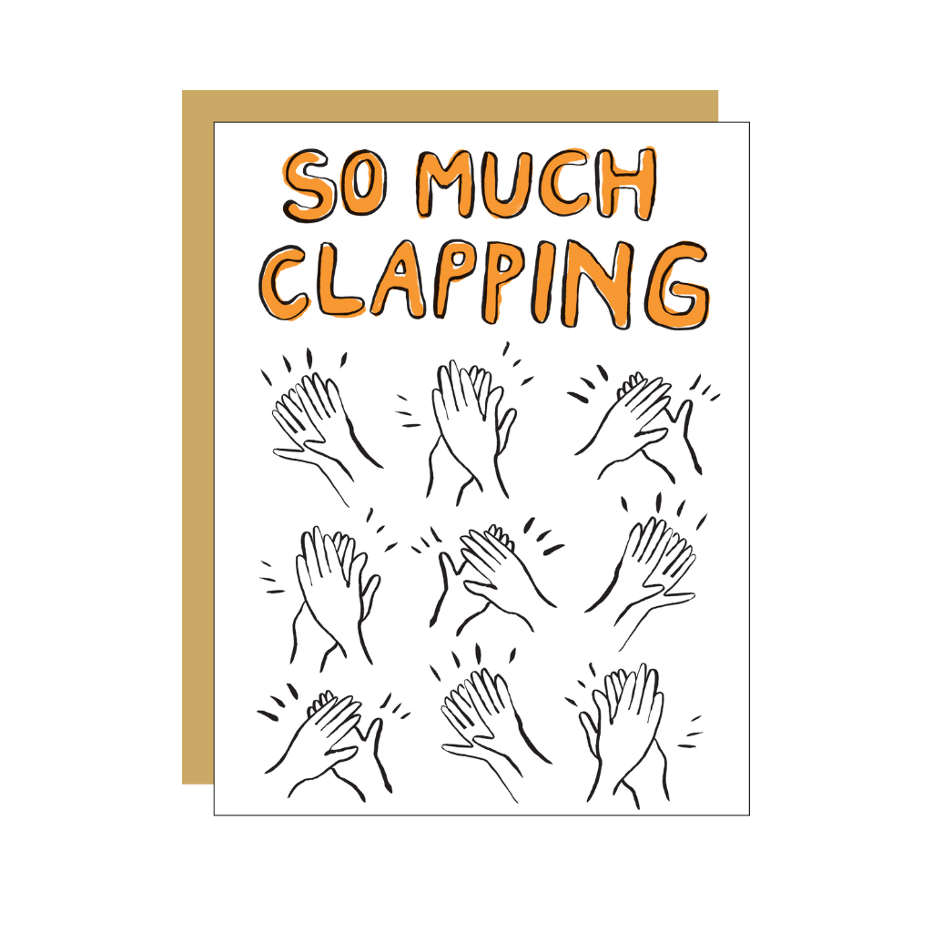 So Much Clapping Congratulations Card from Egg Press – Urban General Store