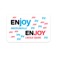 ENJOY Chicago Gift Cards from ENJOY Urban General Store