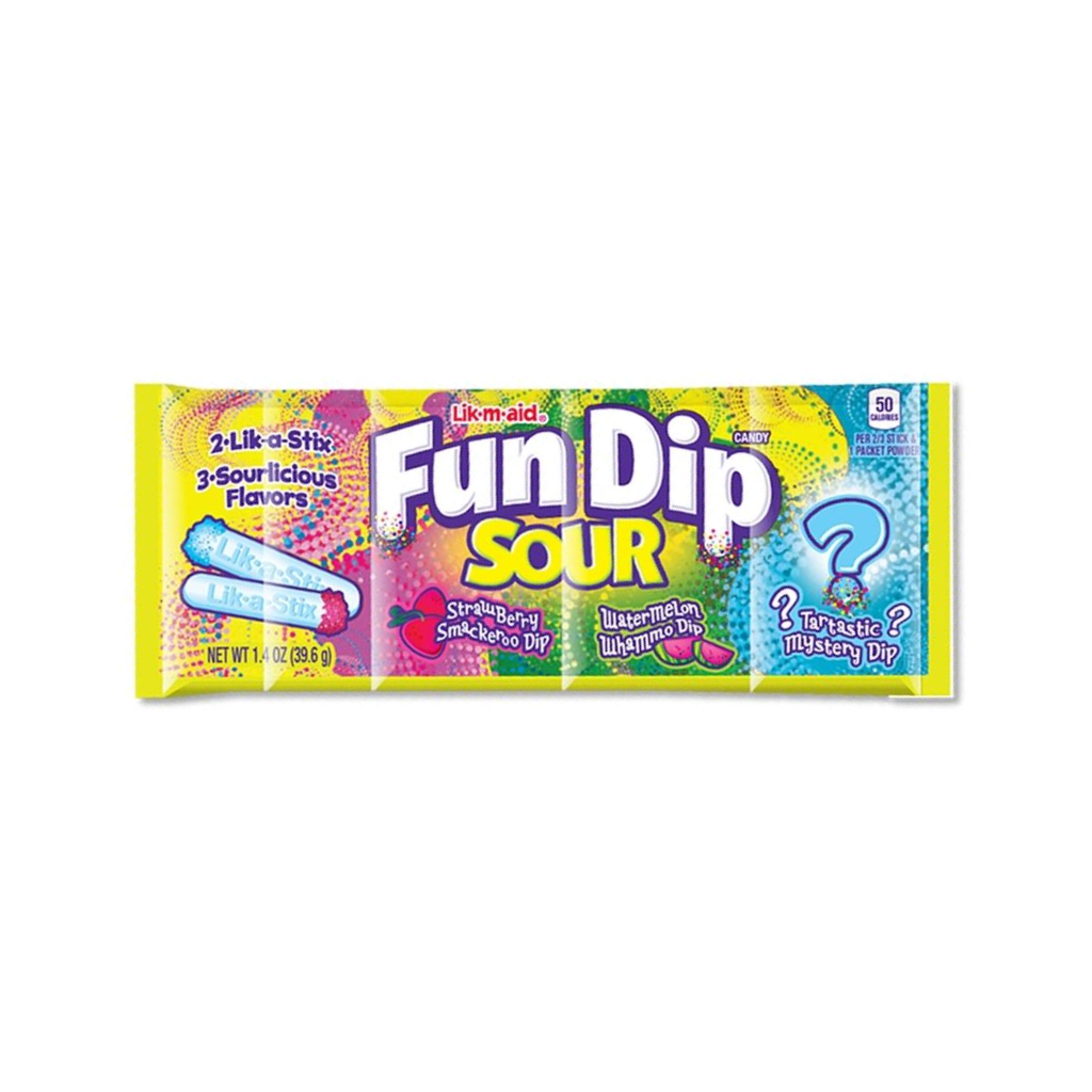 Fun Dip Sour 3 Flavor Pack Candy from Grandpa Joe's Candy – Urban ...