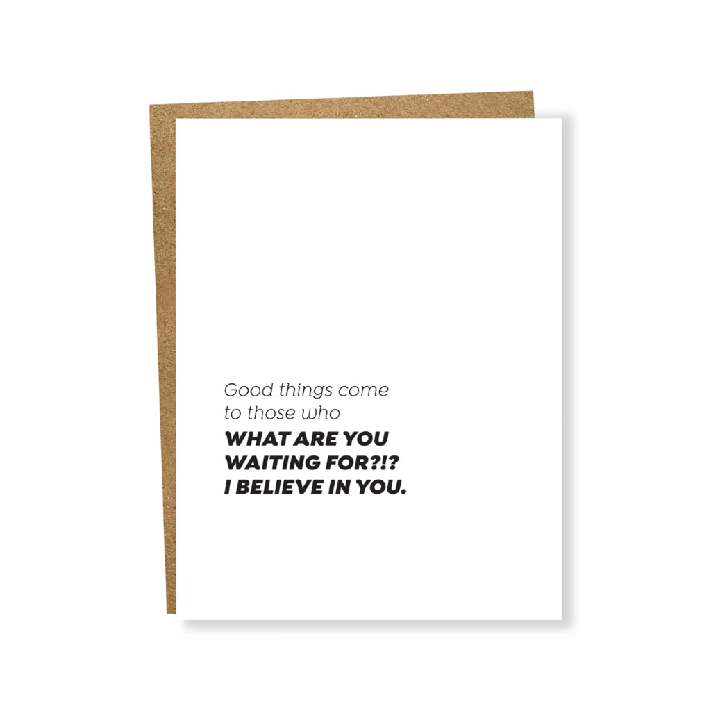 Believe In You Encouragement Card from Sapling Press – Urban General Store