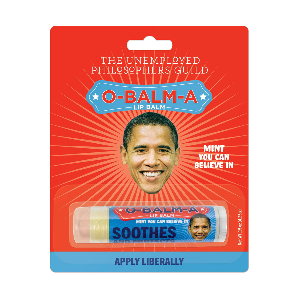 Obama O-Balma Lip Balm from Unemployed Philosophers Guild – Urban ...